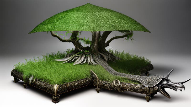 Unique Shape Realistic Fantasy Artefact Stock Illustration ...