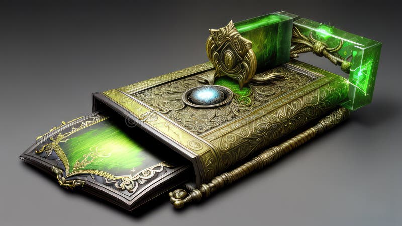 Unique Shape Realistic Fantasy Artefact Stock Illustration ...