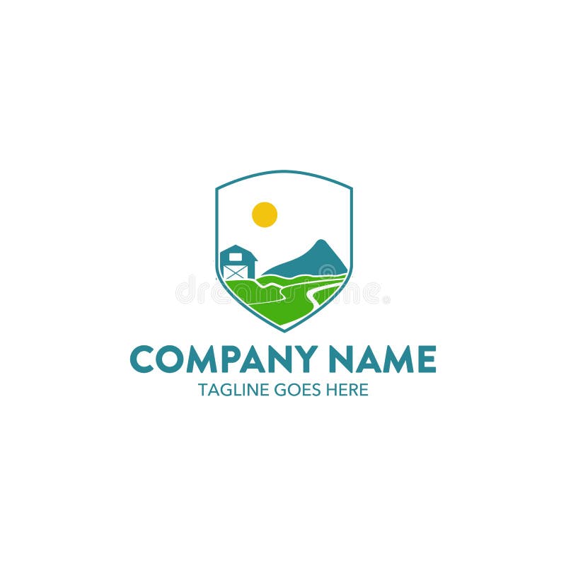 Unique Shield Logo Template. Vector Stock Vector - Illustration of ...