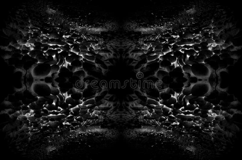 Unique Shiny Black Background Abstract Art Stock Image - Image of ...