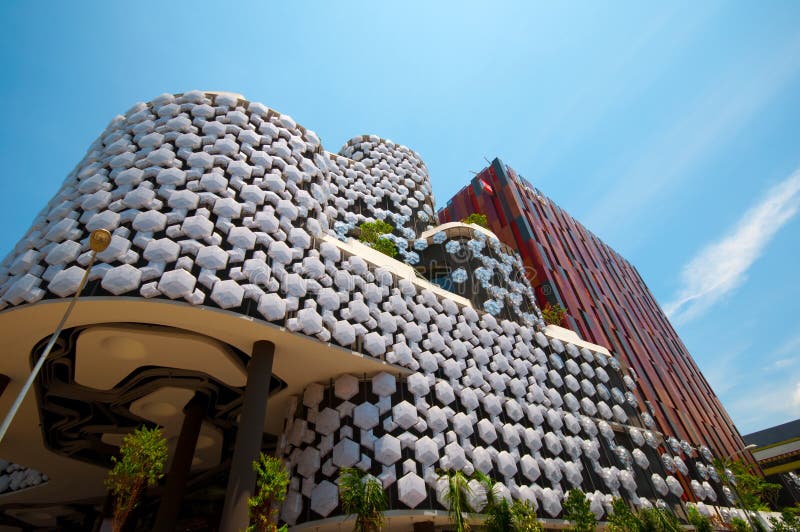 Unique Shopping Centre Design Stock Photo - Image of architecture ...