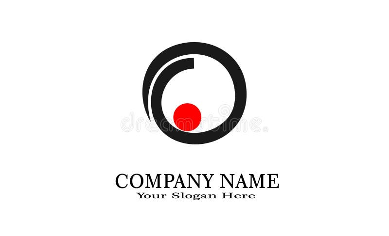 Unique circle design logo stock vector. Illustration of idea - 123848202