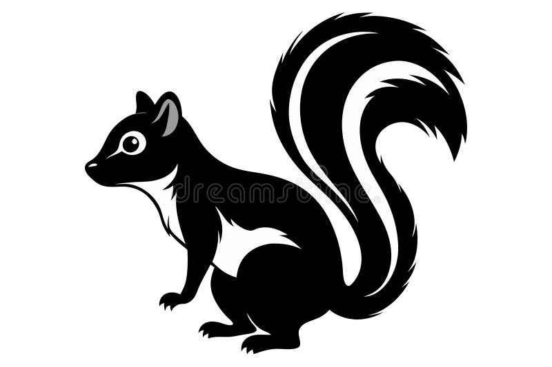 Unique Skunk Vector Silhouettes , Skunk Vector Silhouettes Stock Vector ...