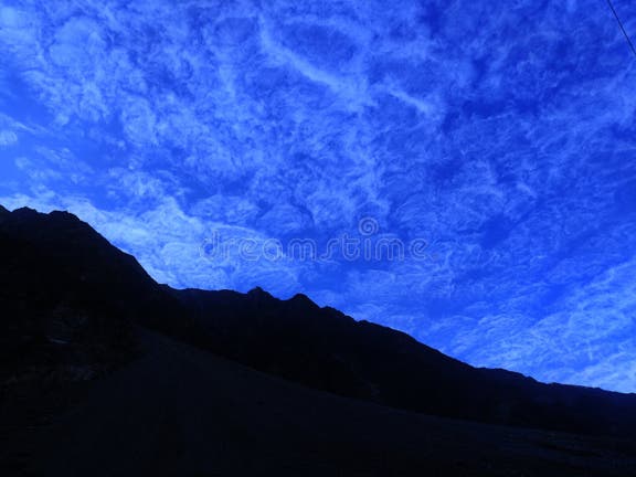 A Unique Sky View with Clouds Photography. Stock Photo - Image of view ...
