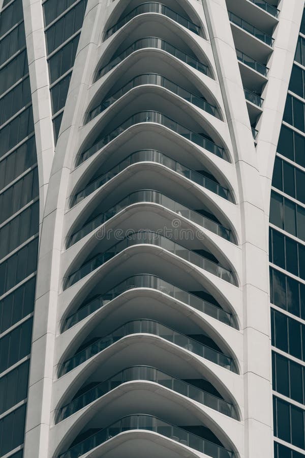 Unique Skyscraper at Daytime, Low Angle Shot Stock Image - Image of ...