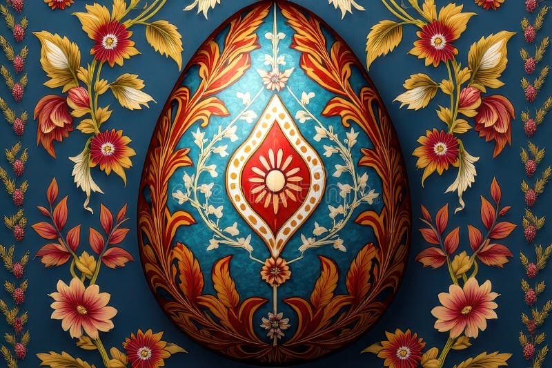 Unique Slovakian Egg Artistry Stock Illustration - Illustration of ...