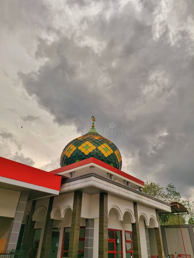 A Unique Small Mosque in Indonesia Stock Image - Image of instagram ...