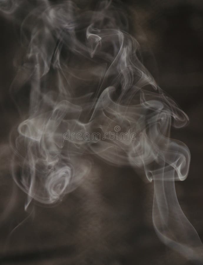 Unique Smoke Art Design and Dark Background Stock Photo - Image of ...