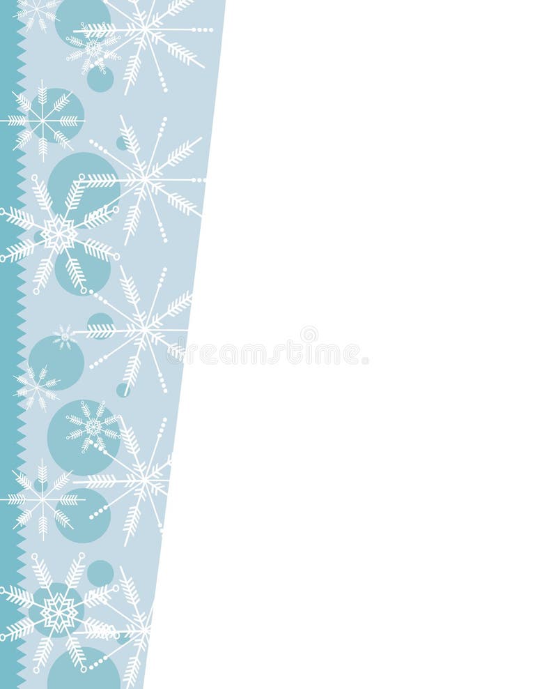Snowflake Page Border Stock Illustrations – 2,241 Snowflake Page Border ...