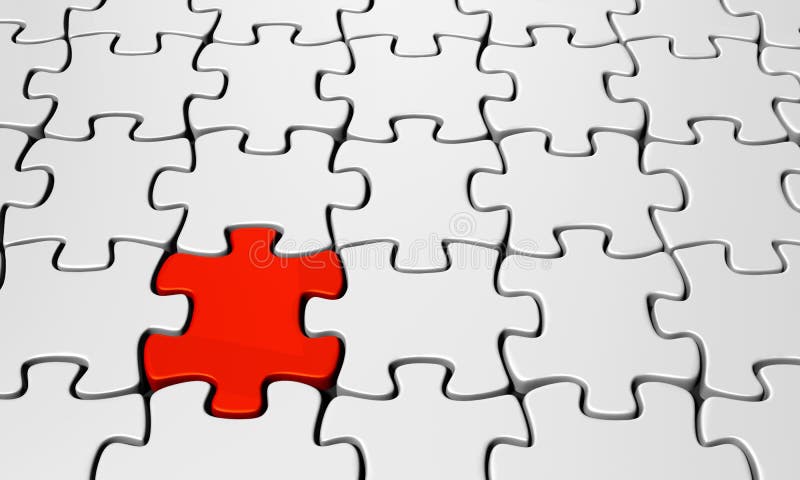 Unique Solution stock illustration. Illustration of leader - 10267594