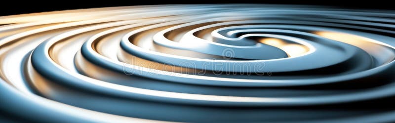 Unique Spiral Design of Metal Elements Creating a Dynamic Round ...