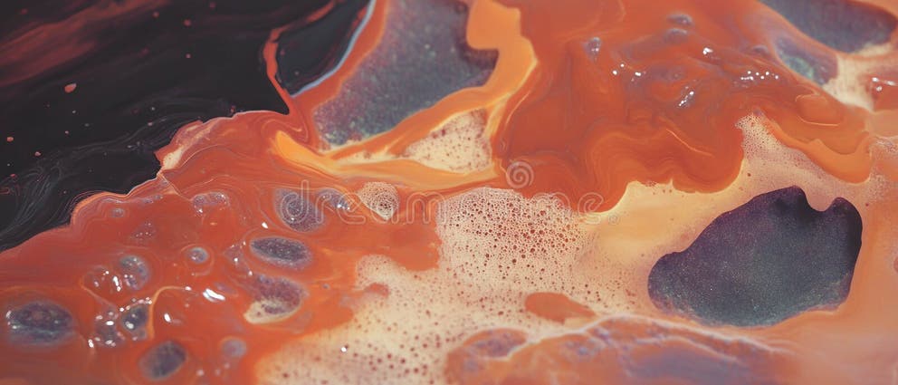 Unique Sponge Technique Creates Intricate Ink Textures in Bold Colors ...