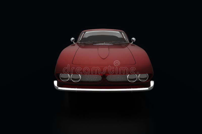 Unique sports car stock illustration. Illustration of travel - 47855519