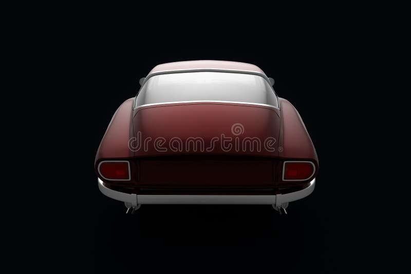 Unique sports car stock illustration. Illustration of power - 47855538