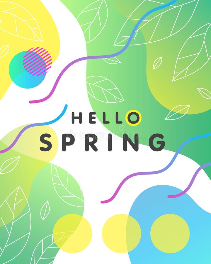 Unique spring card stock vector. Illustration of hipster - 140402187