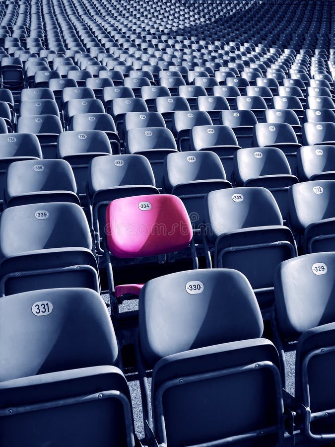Unique Stadium Seat stock photo. Image of audience, business - 21851182