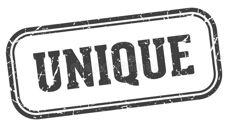 Unique Stamp. Unique Rectangular Stamp on White Background Stock Vector ...