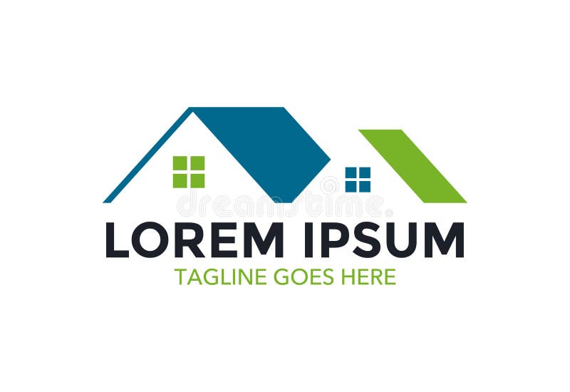 Unique and Stand Out House Logo. Vector Illustration Stock Vector ...