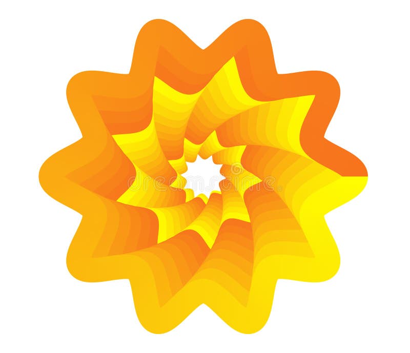 Unique Star Shape, Star Contour Vector Design Element Stock Vector ...