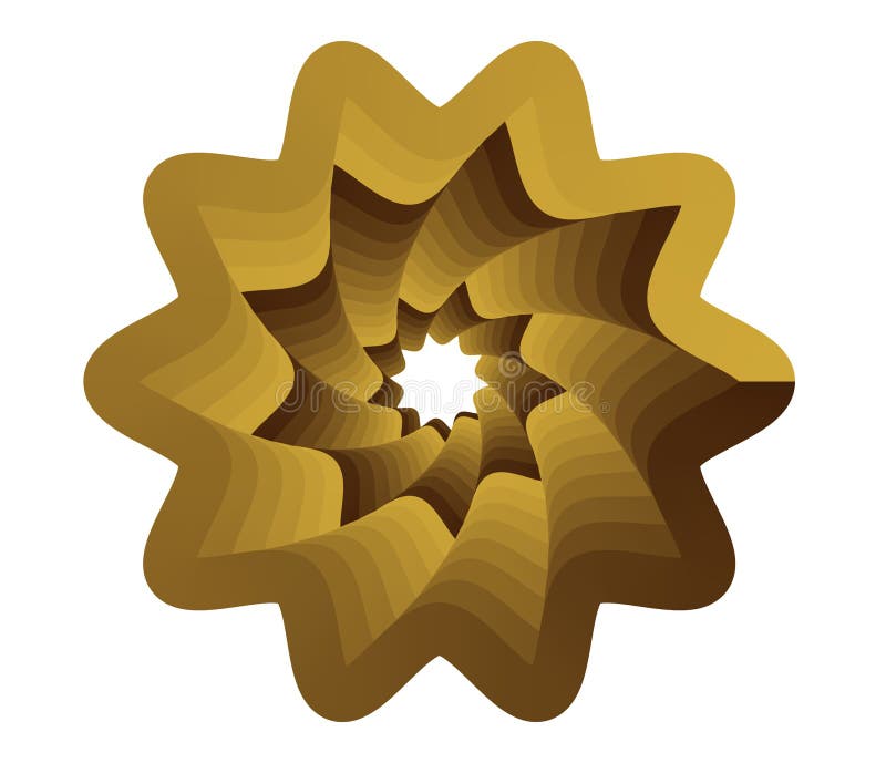 Unique Star Shape, Star Contour Vector Design Element Stock Vector ...