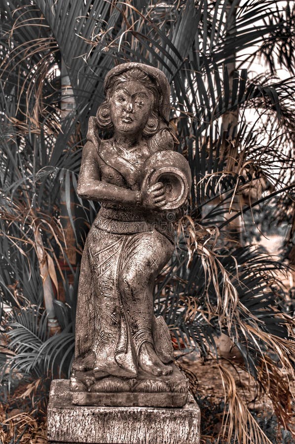 Unique statue stock photo. Image of relief, religion - 164222320