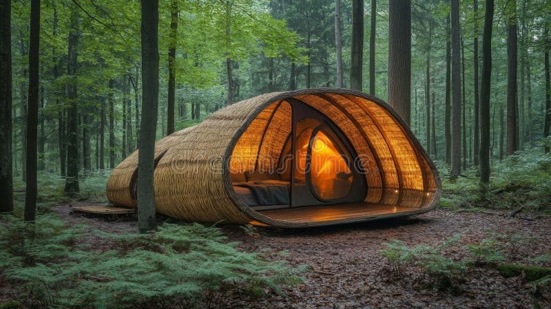 Innovative Ecohome Design Nestled in Lush Forest Promotes ...