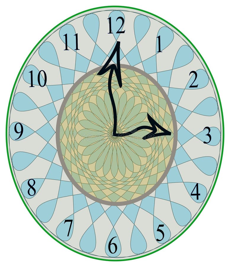 Unique stylist wall clock stock photo. Illustration of fresh - 90089394