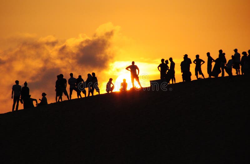 Unique sunset stock photo. Image of unique, hill, lifestyle - 62553082