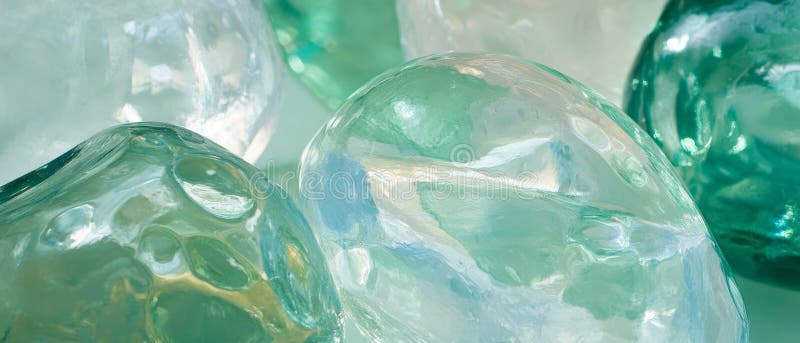 Unique Textural Patterns of Slumped Glass Showcasing Organic Shapes and ...