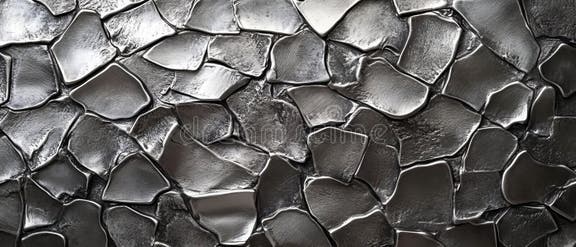 Unique Texture of Hammered Aluminum with Irregularly Shaped Patterns ...