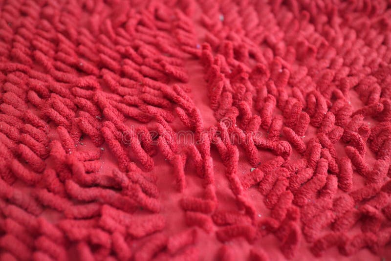 The Unique Texture of the Red Mat Stock Image - Image of textile ...