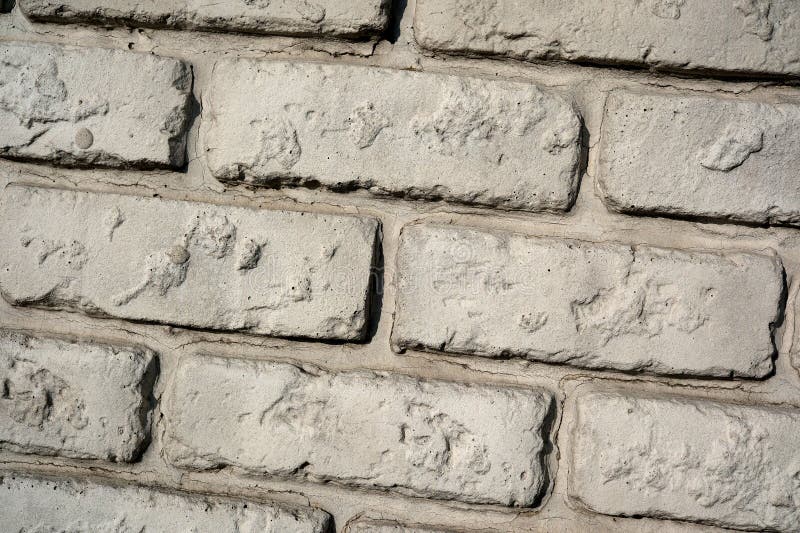 Unique Texture of Weathered Bricks in an Urban Setting Stock Photo ...