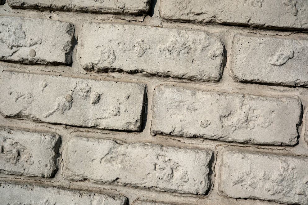 Unique Texture of Weathered Bricks in an Urban Setting Stock Photo ...
