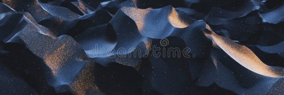 Unique Textures of Black Sand with Volcanic Rock Creating Sharp Shadows ...