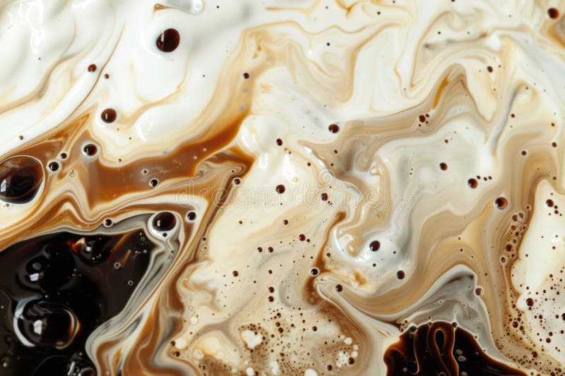 Unique Textures of Coffee Liquid Forming Patterns, from Smooth Waves To ...