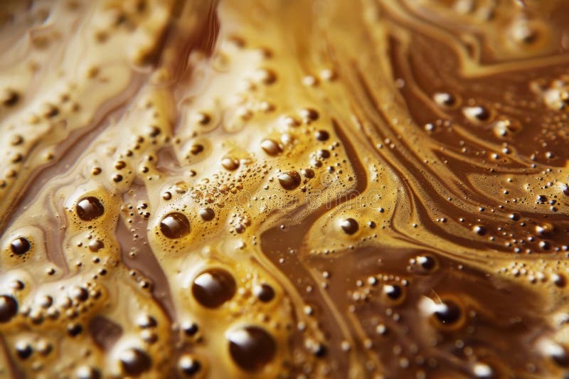 Unique Textures of Coffee Liquid Forming Patterns, from Smooth Waves To ...