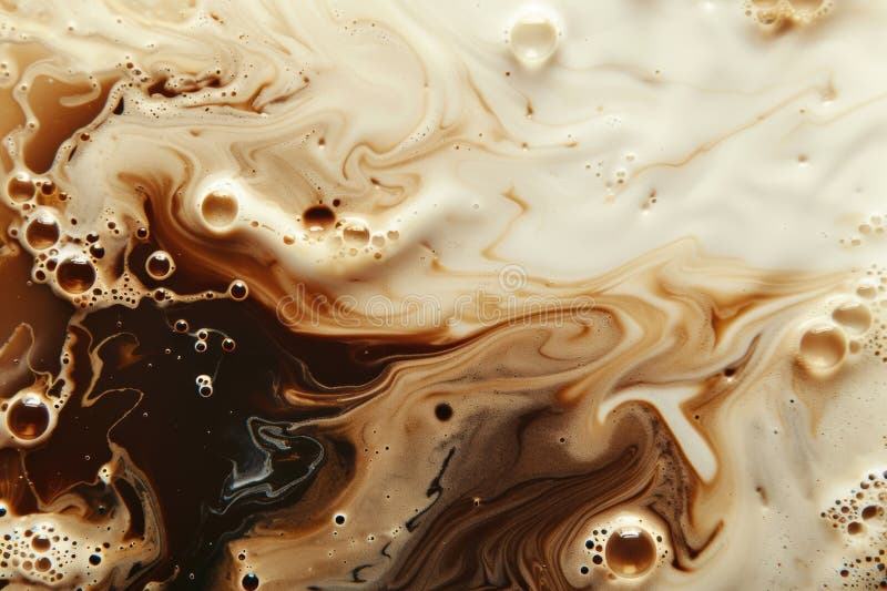 Unique Textures of Coffee Liquid Forming Patterns, from Smooth Waves To ...