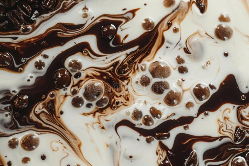 Unique Textures of Coffee Liquid Forming Patterns, from Smooth Waves To ...