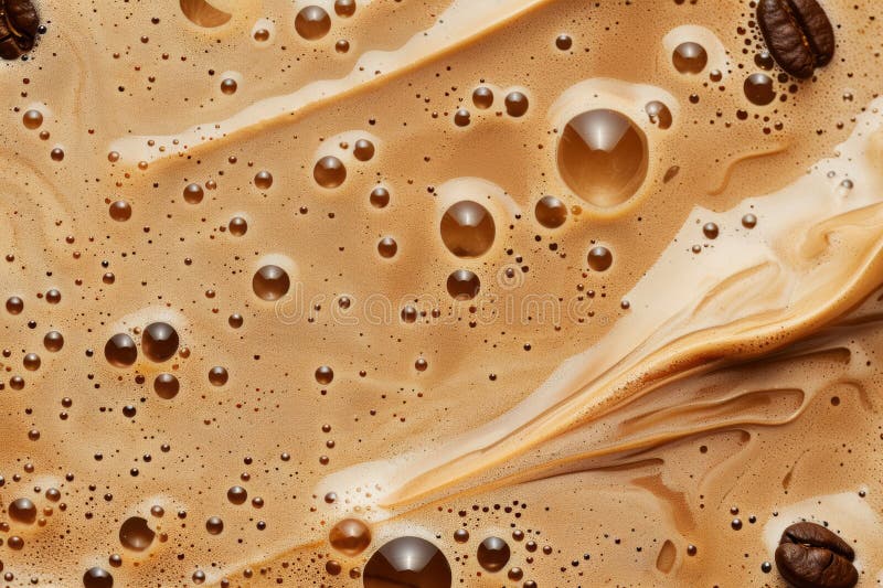 Unique Textures of Coffee Liquid Forming Patterns, from Smooth Waves To ...