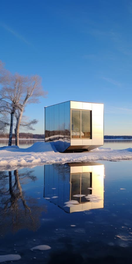 Unique Tiny Home Cube: Brutalist Architecture with Parametric Design ...