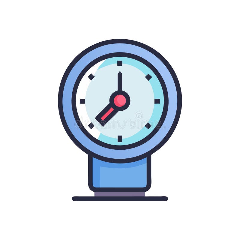 Unique Transparent Wall Clock Design Stock Illustration - Illustration ...