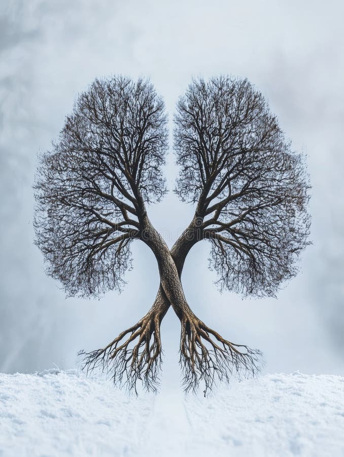 Tree Resembling Human Lungs Symbolizes the Connection between Nature ...
