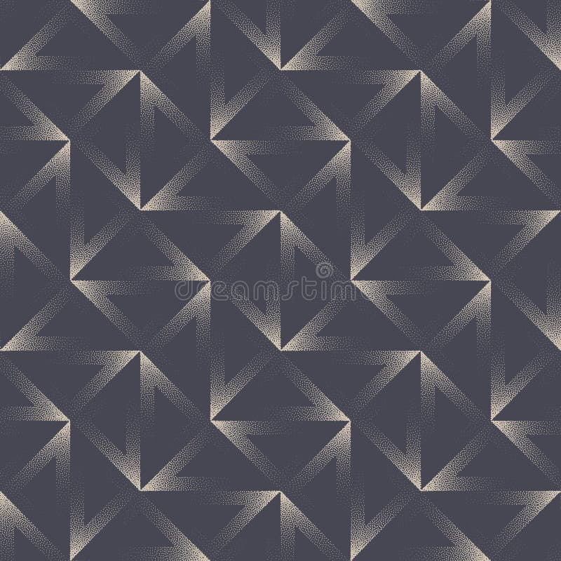 Unique Triangular Grid Geometric Seamless Pattern Vector Art Abstract ...