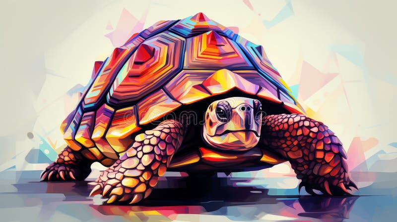 Explore Modern Turtle Shell Art Featuring Geometric Designs and Precise ...