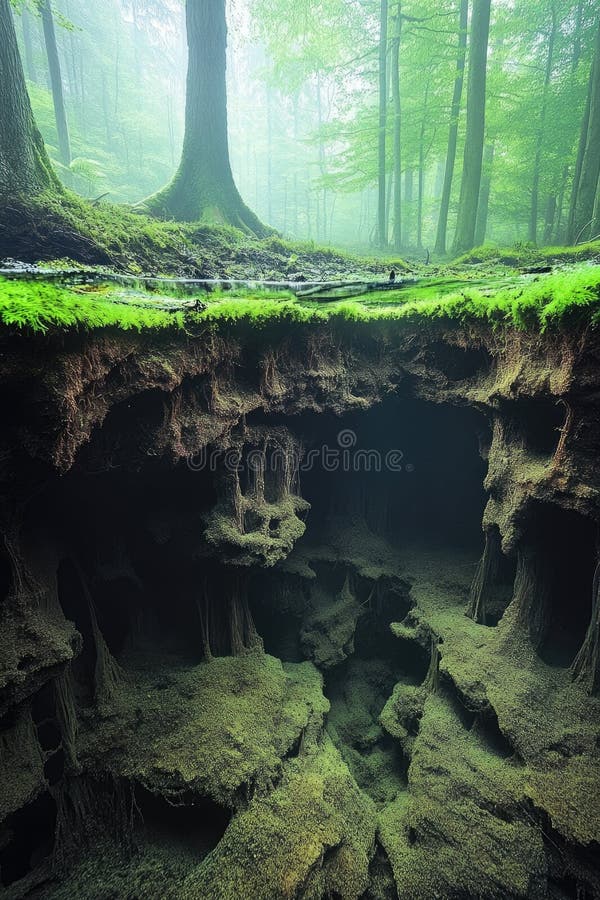 Unique Underground Features Reveal Intricate Patterns and Textures ...