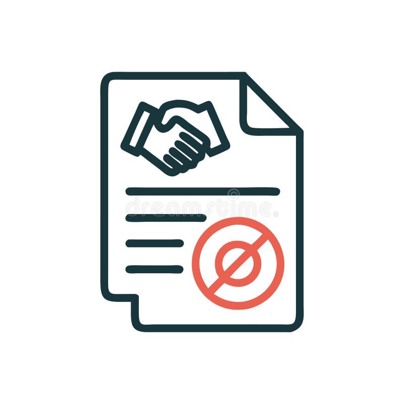 Engaging Icon for Non-Disclosure Agreements Stock Vector - Illustration ...