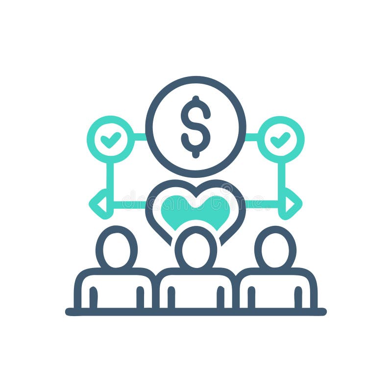 Engaging Icon for Non-Profit Organizations Stock Vector - Illustration ...