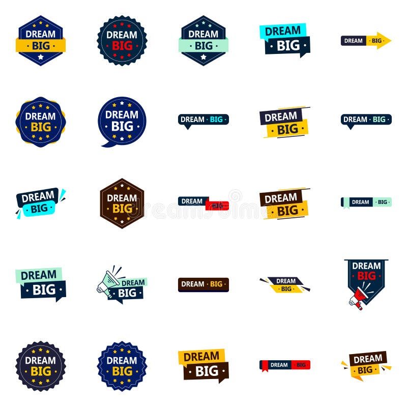 25 Unique Vector Designs for Reaching Your Full Potential Dream Big ...