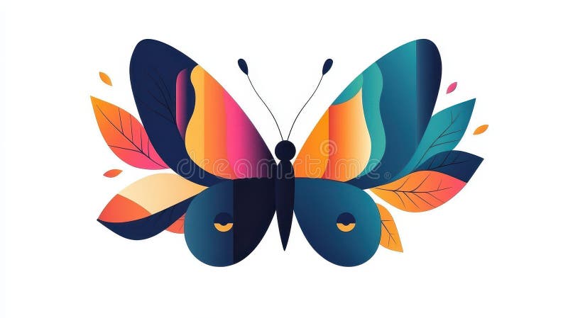 Unique Vector Drawing of an Abstract Animal Character, Blending Modern ...