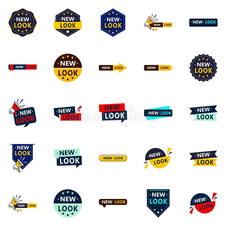 25 Unique Vector Elements for a New Look in Advertising Stock Vector ...
